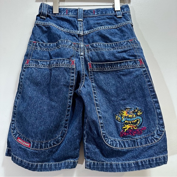 JNCO | Bottoms | Vintage Jnco Jean Shorts Boys Size 12 Dragon Pocket ...